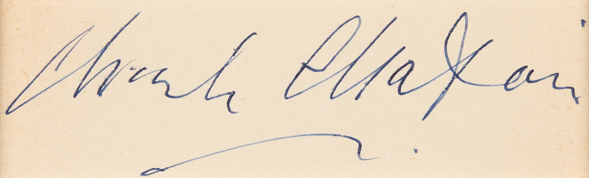 Charlie Chaplin Signature | RR Auction