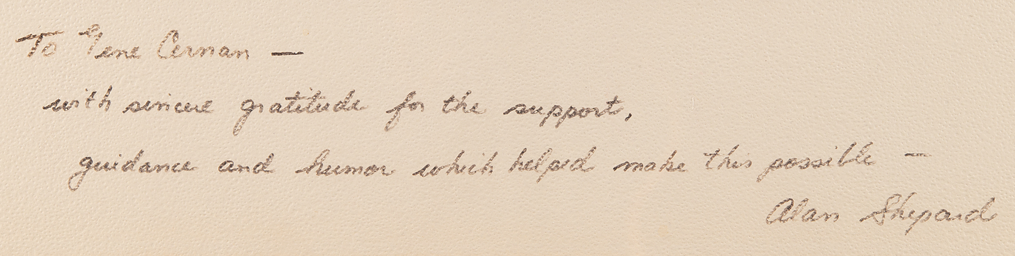 Alan Shepard and Edgar Mitchell Signed Oversized Photograph - From the