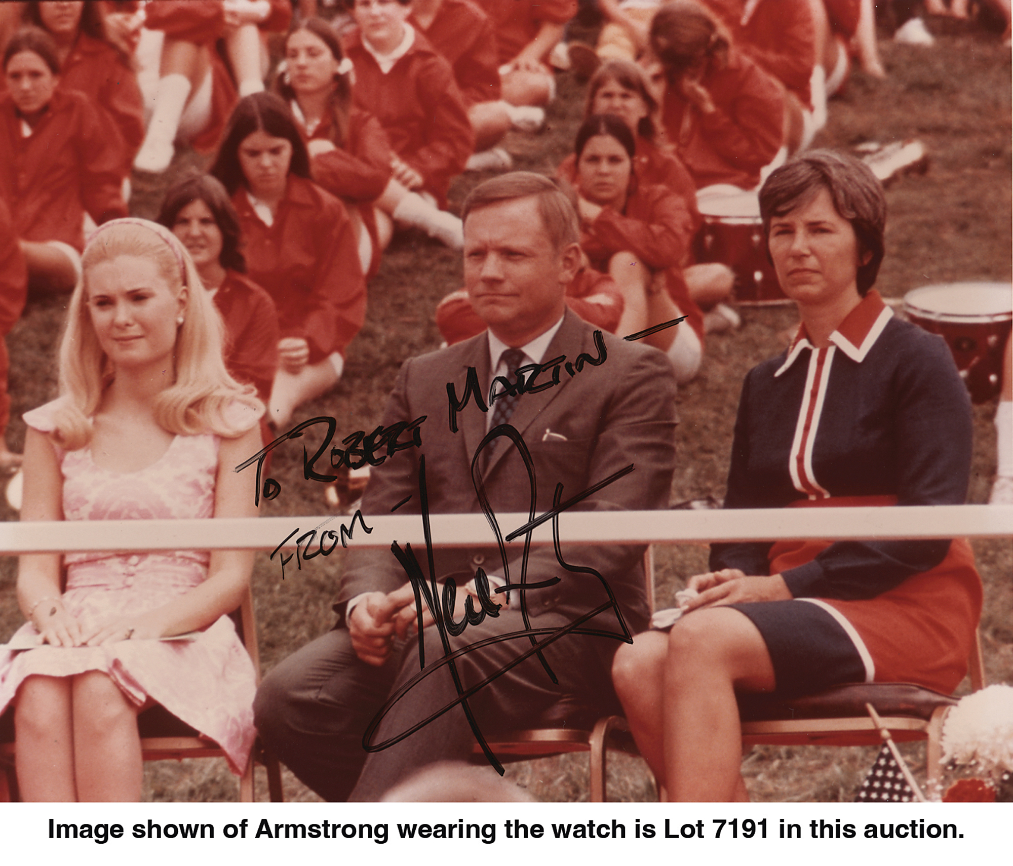 Neil Armstrong's Omega Speedmaster Professional 18K Gold 1969 Apollo