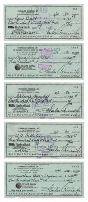 Charles Conrad (5) Signed Checks | RR Auction