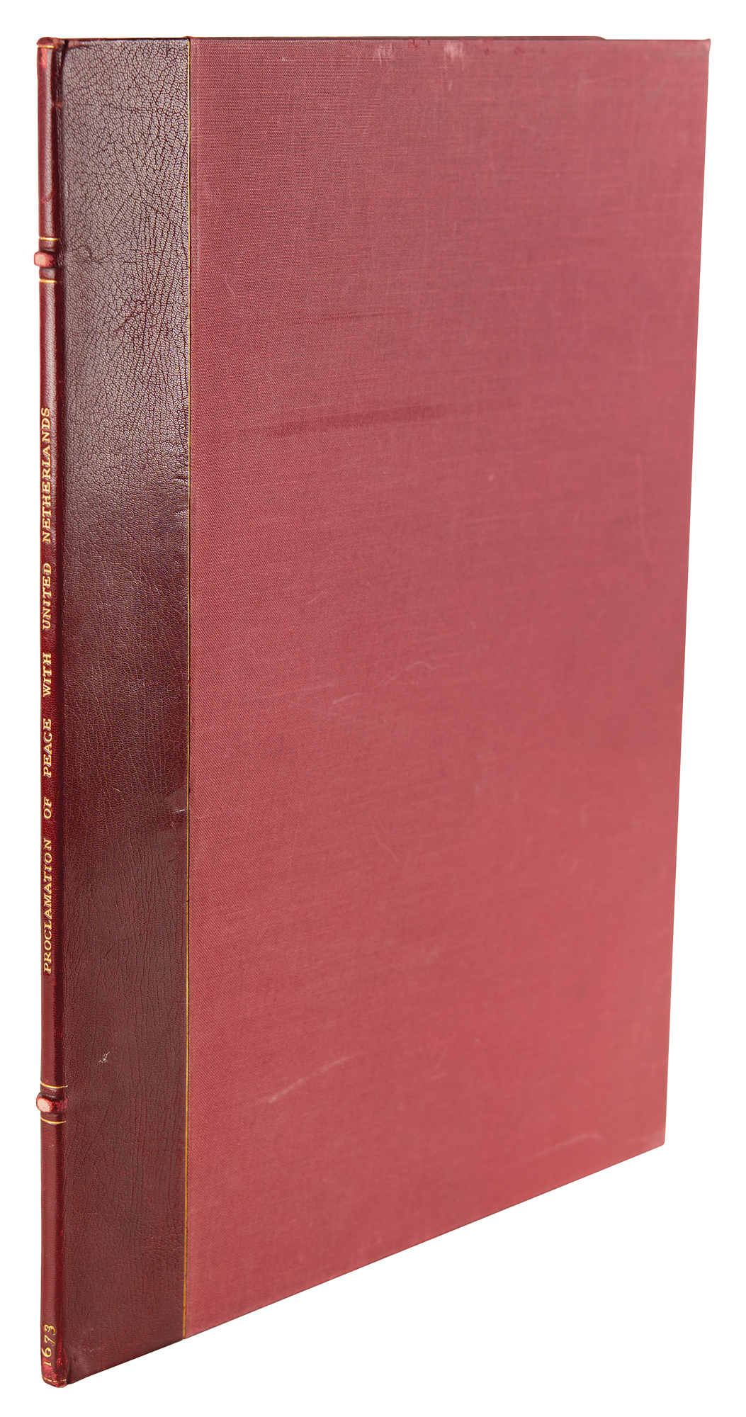 King Charles II: Broadside Proclaiming the 1674 Treaty of Westminster,