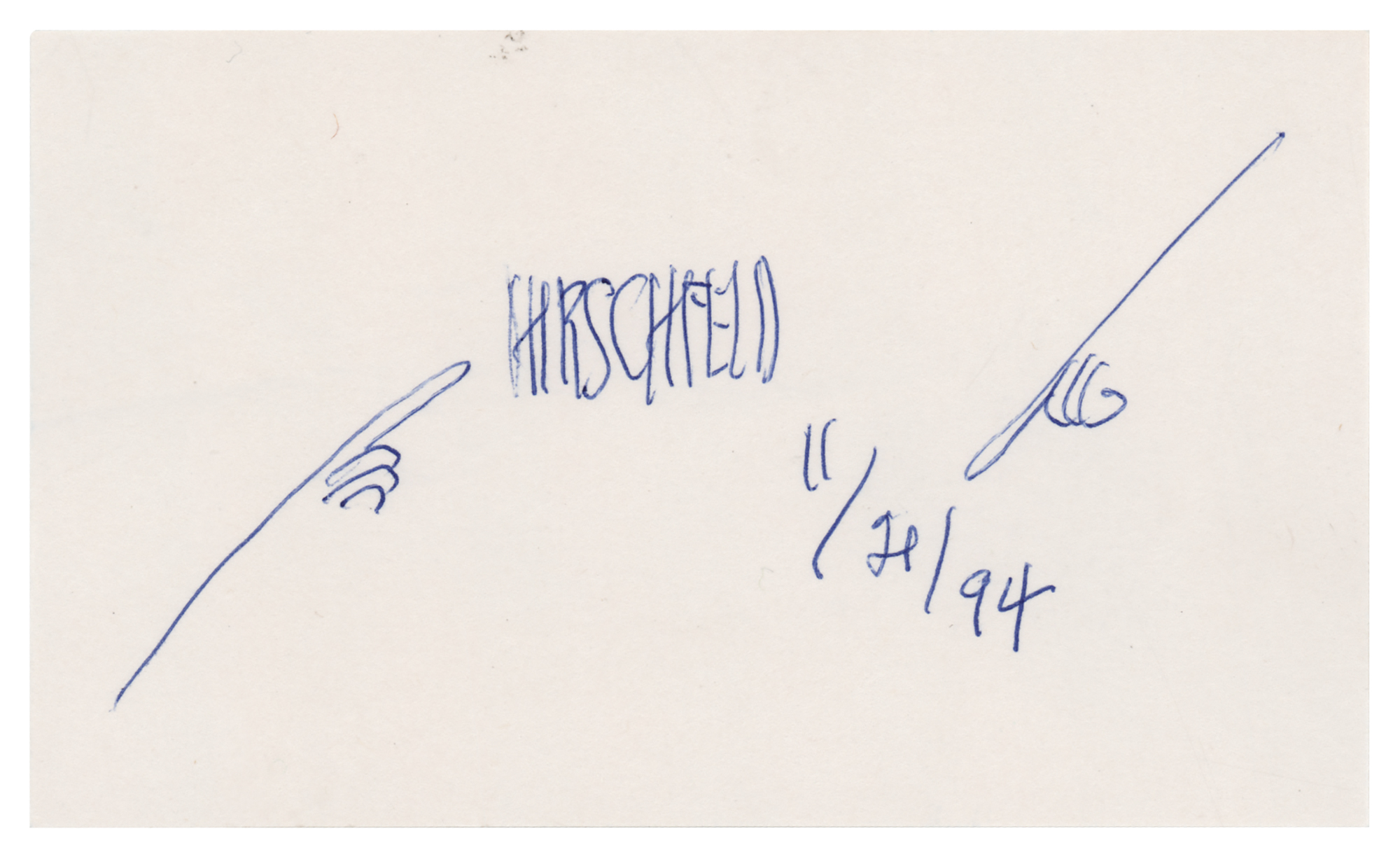 Al Hirschfeld Signature | RR Auction