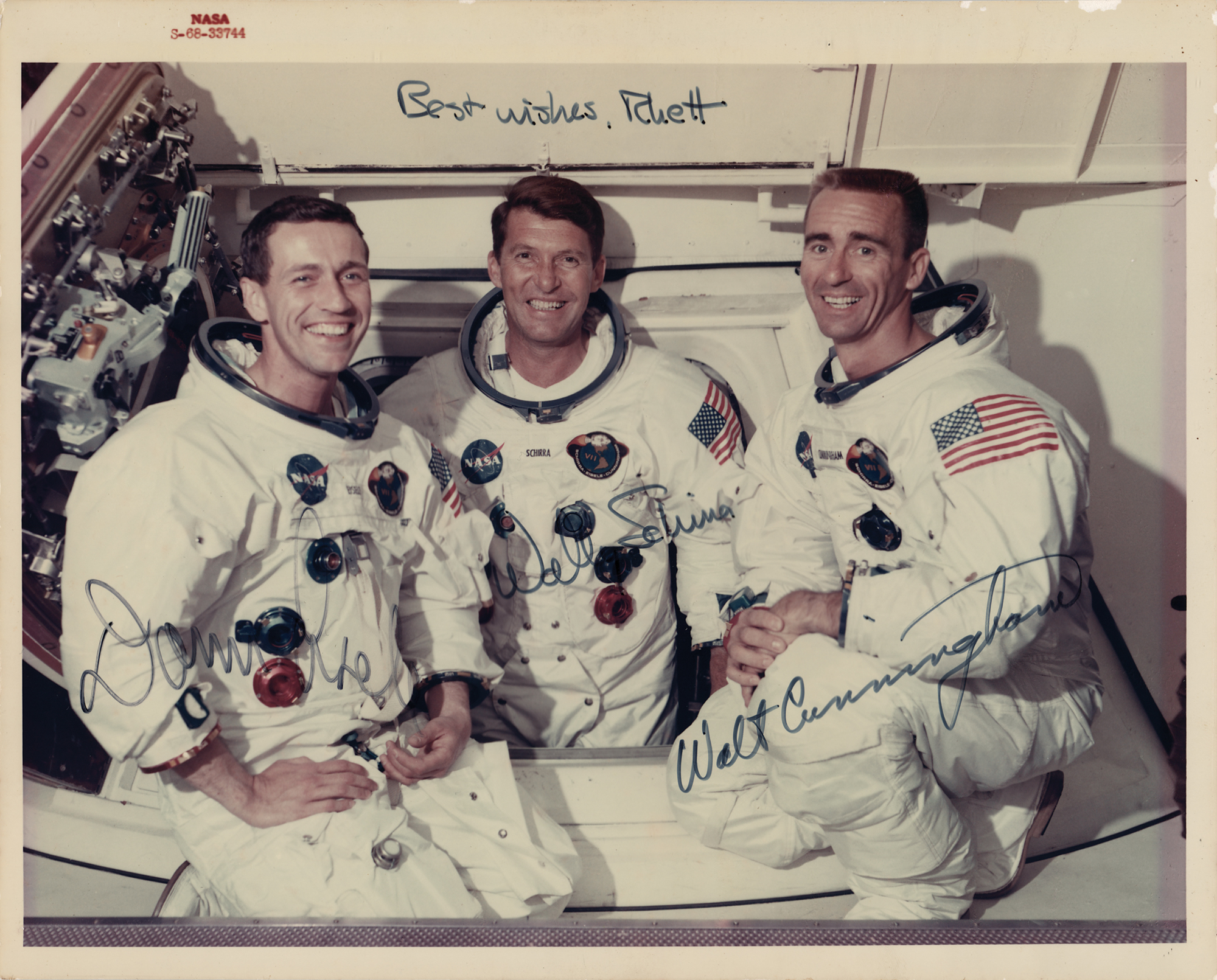 Apollo 7 Signed Photograph | RR Auction