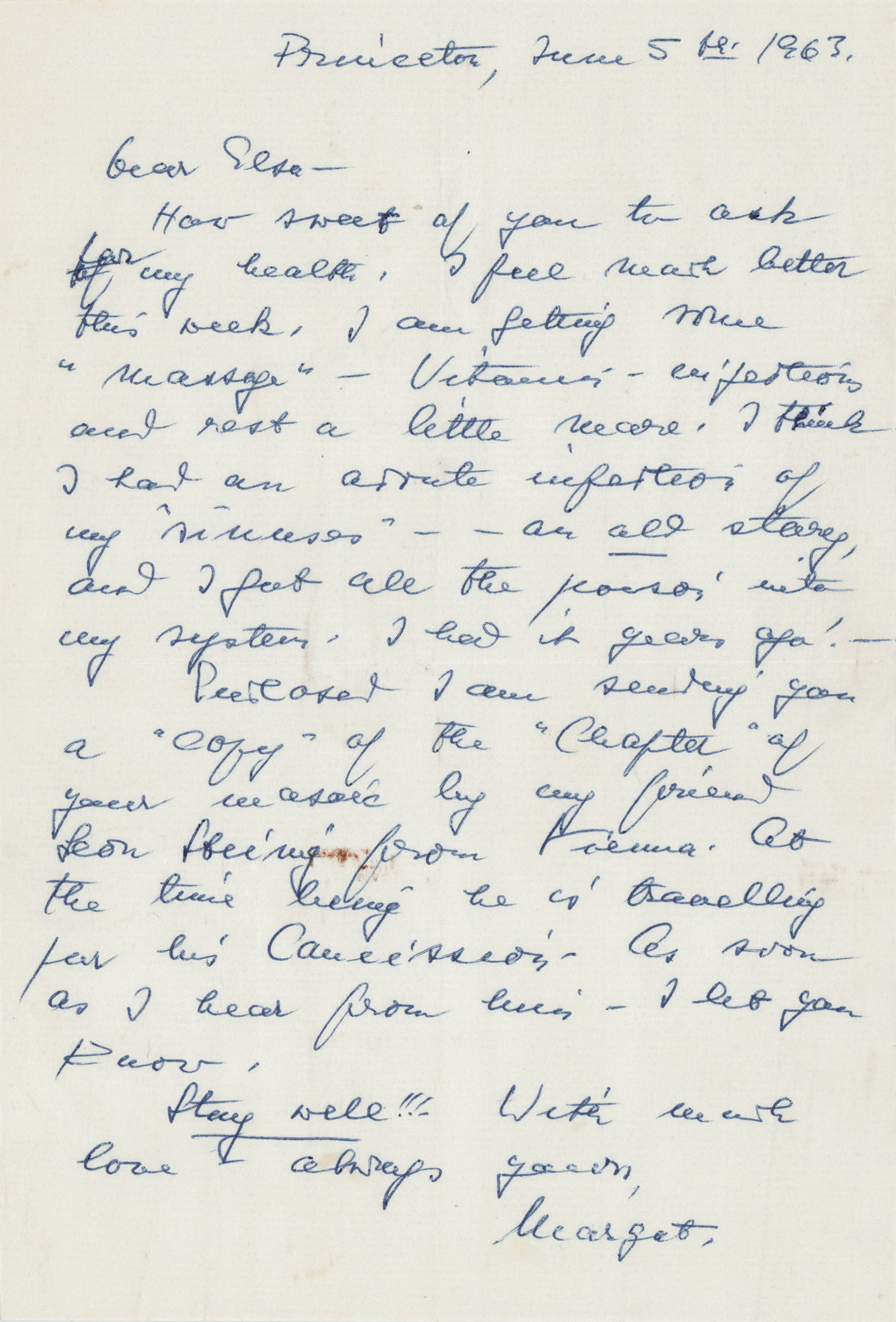 Margot Einstein (3) and Helen Dukas (1) Letters Signed | RR Auction