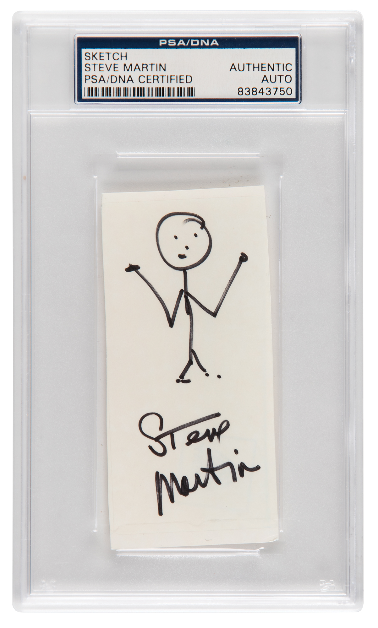 Steve Martin Signed Sketch | RR Auction