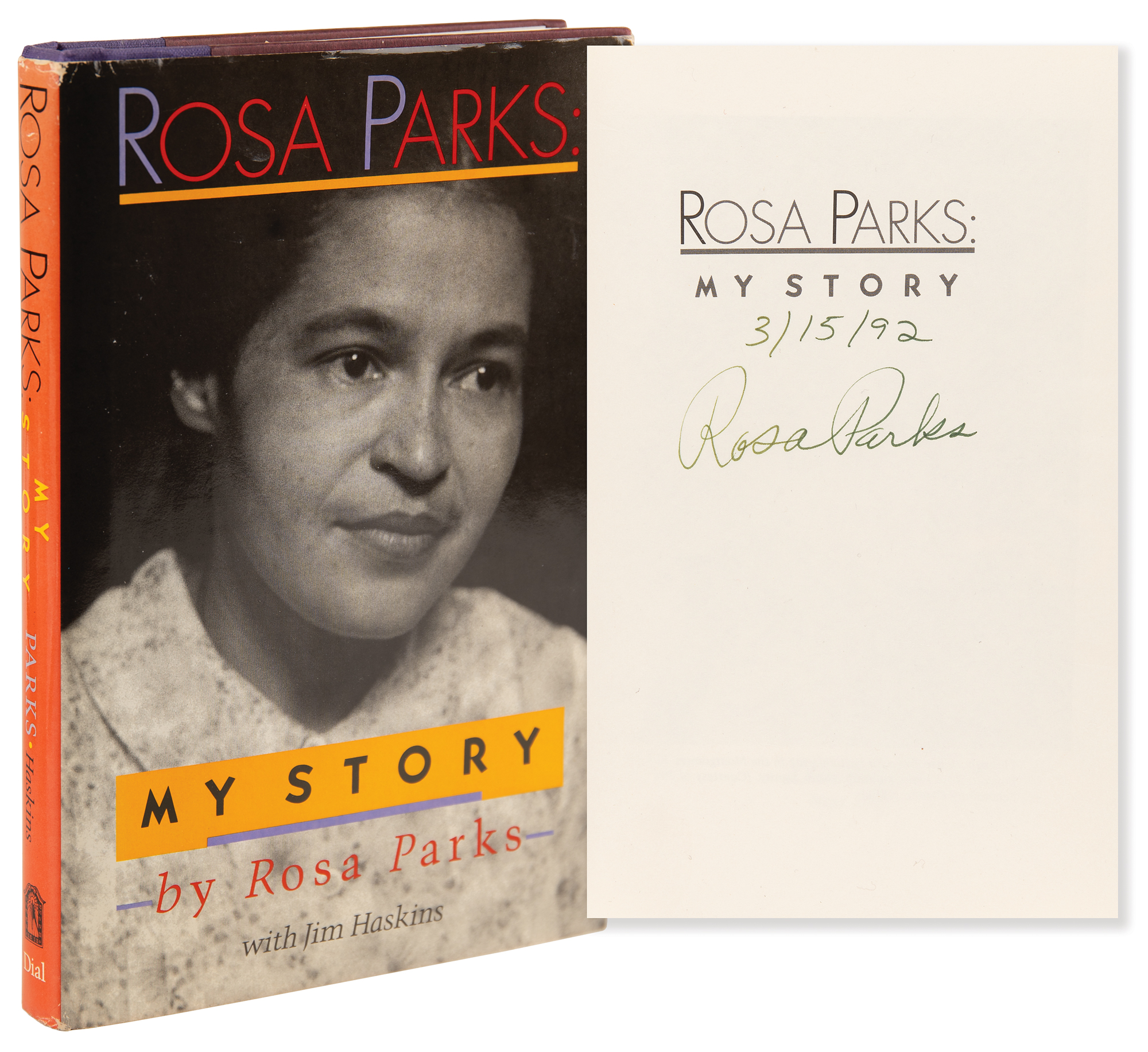 Rosa Parks Signed Book - My Story | RR Auction