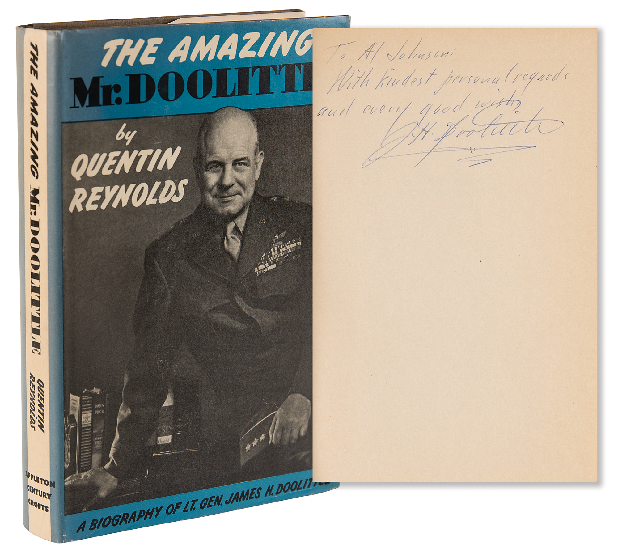 James H. Doolittle Signed Book - The Amazing Mr. Doolittle | RR
