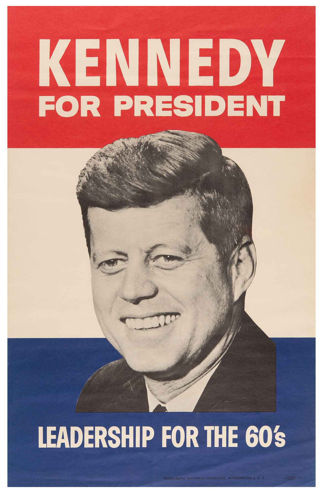 John F. Kennedy 1960 Presidential Campaign Poster | RR Auction