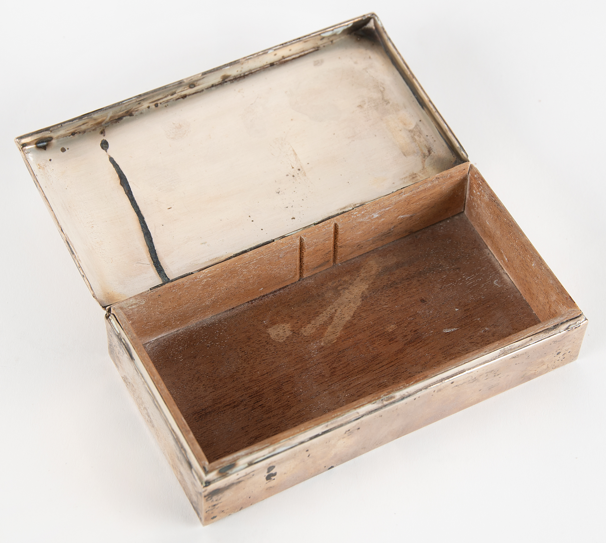 John F. Kennedy 1961 Sterling Silver Inaugural Cigarette Box - From
