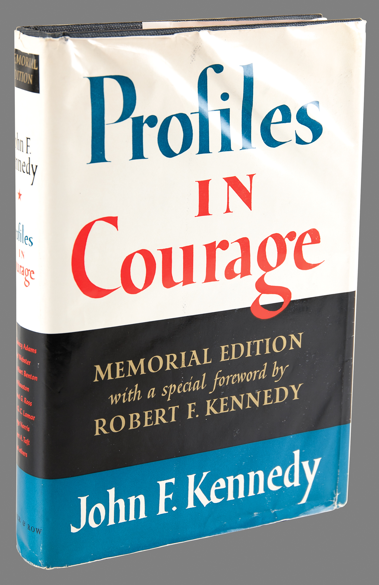 Kennedy Family Signed Book - Profiles in Courage, with RFK, RFK Jr.,