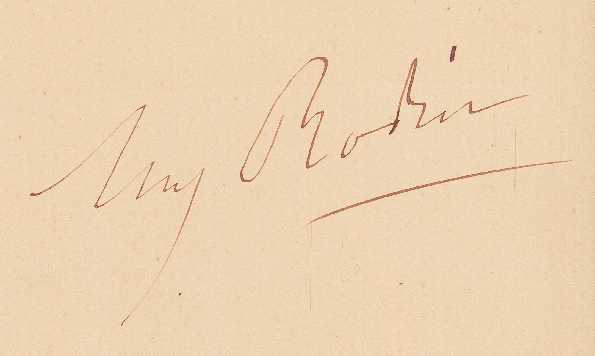 Auguste Rodin Signed Drypoint Etching - 'La Ronde' - Referring to His