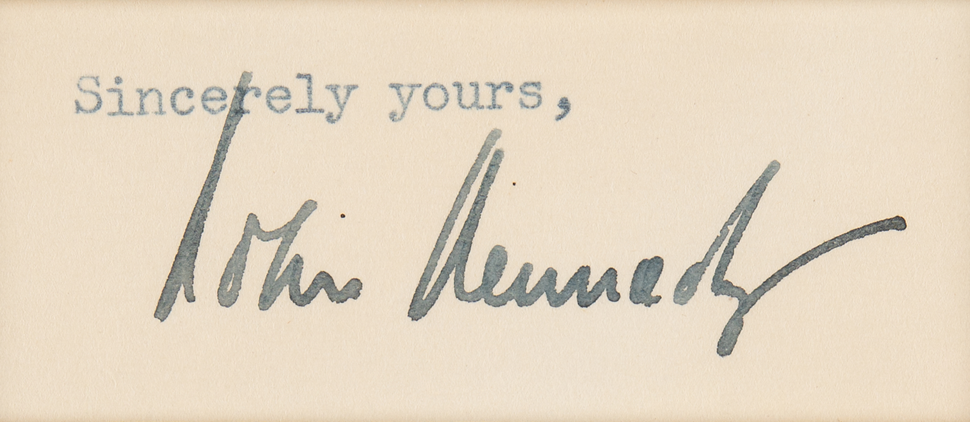John F. Kennedy Signature | RR Auction
