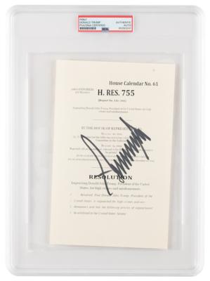 Donald Trump Signature | RR Auction