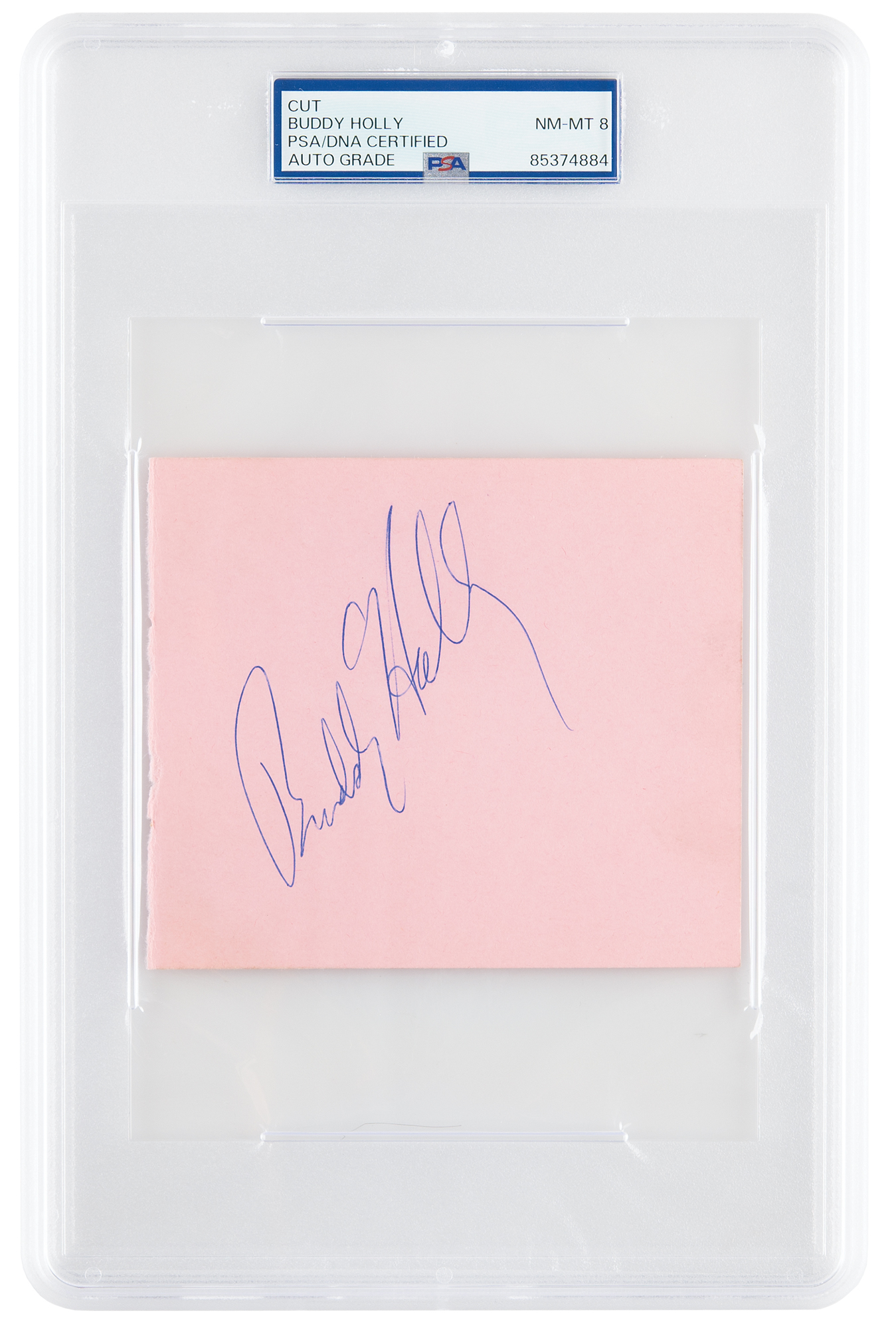 Buddy Holly Signature - PSA NM-MT 8 | RR Auction