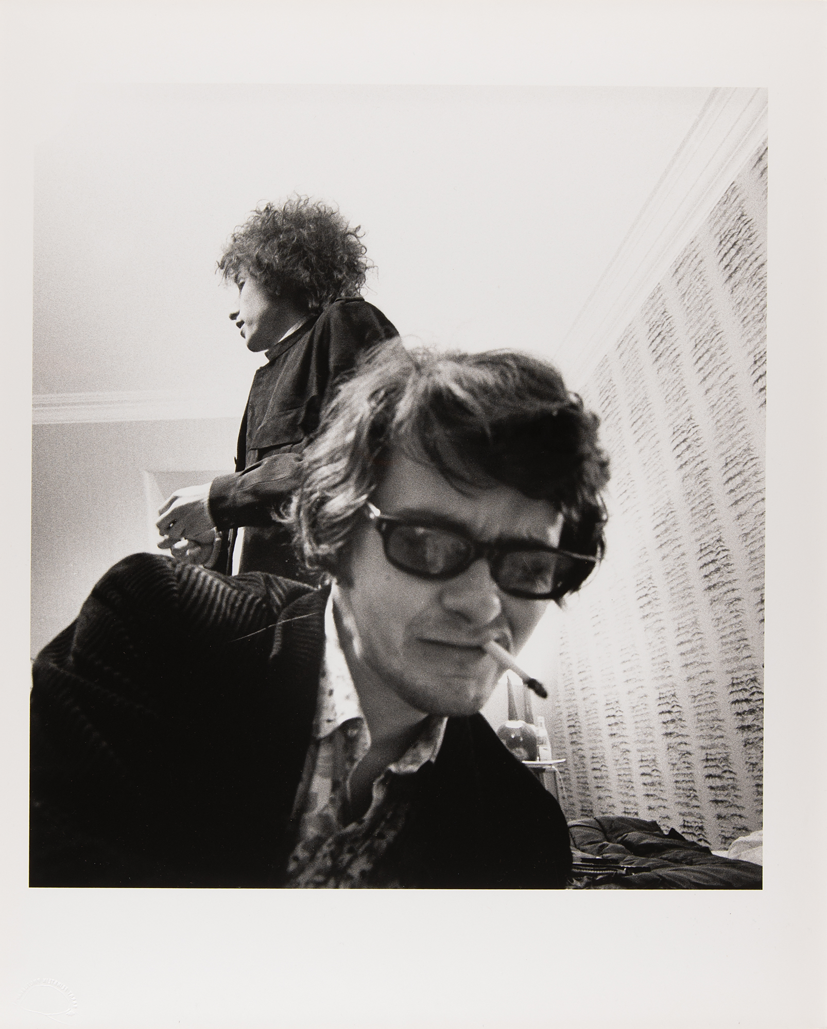 Bob Dylan and Bob Neuwirth Oversized Original Photograph by Barry