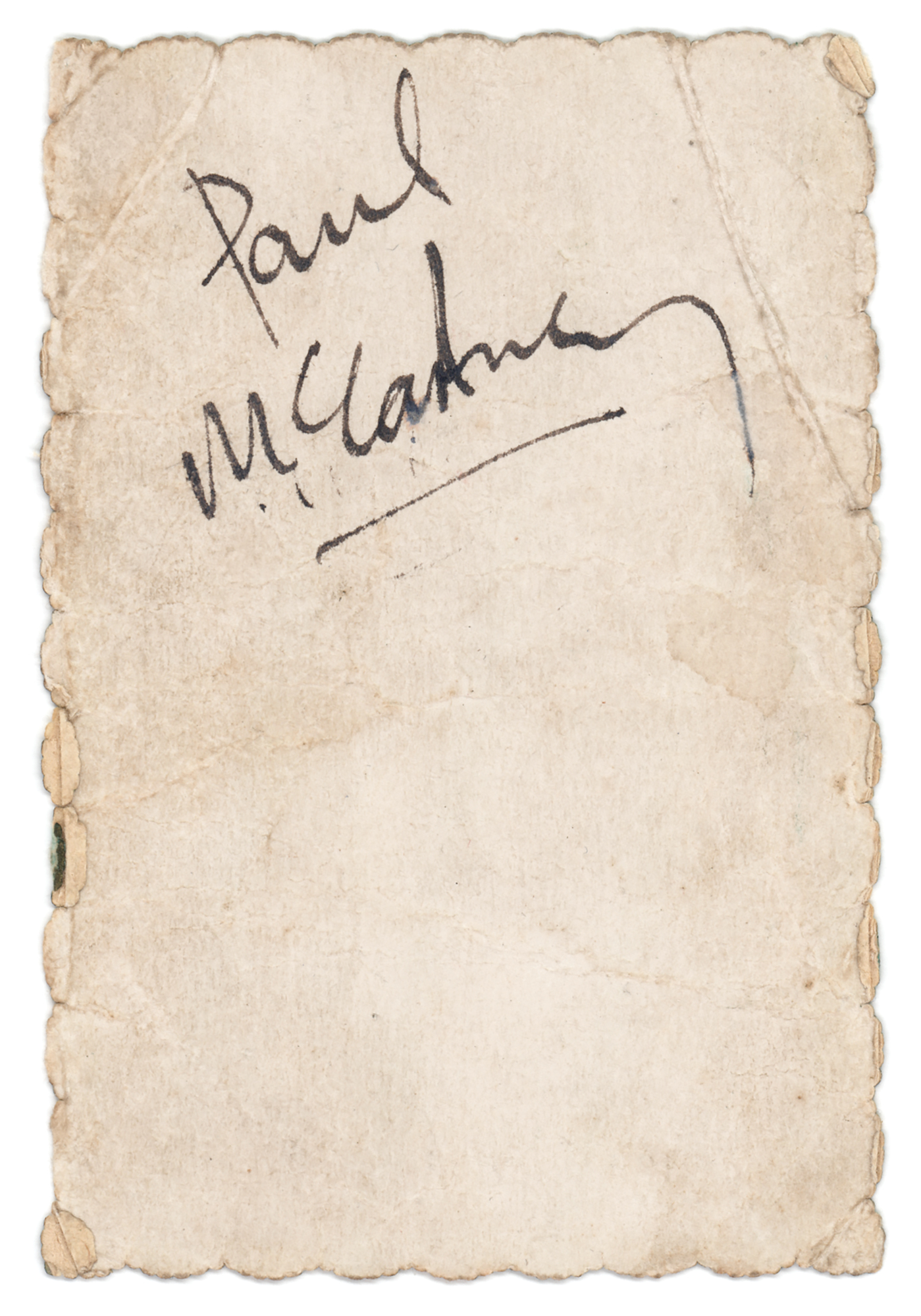 Paul McCartney Signature | RR Auction