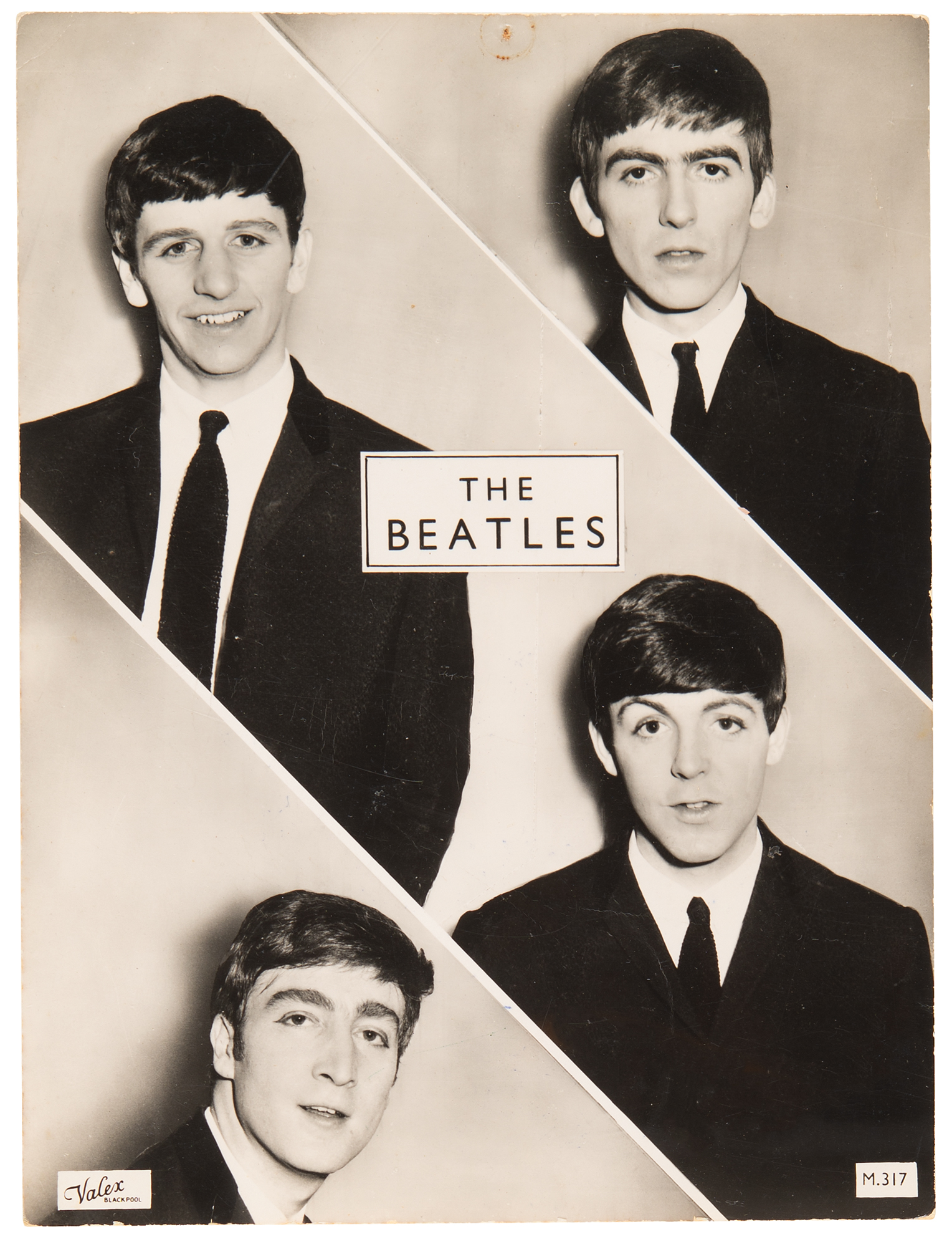 Beatles Signed Photograph - Obtained at the Town Hall Ballroom,