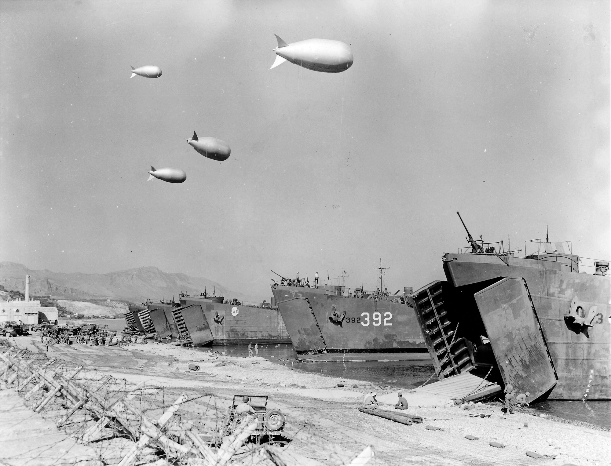 Normandy Invasion Flag from USS LST-392 - Rare 48-Star Naval Ensign
