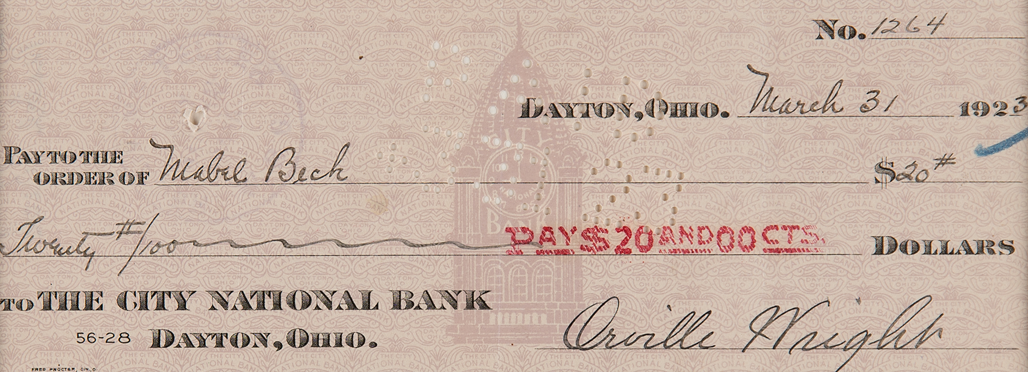 Orville Wright Signed Check | RR Auction
