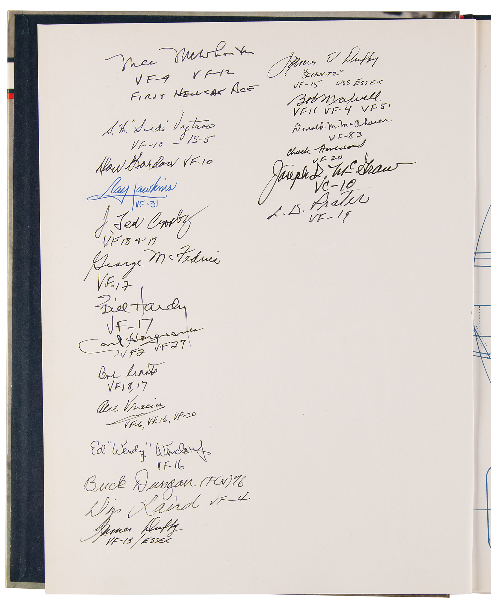 Fighter Pilots Signed Book - Hellcat | RR Auction