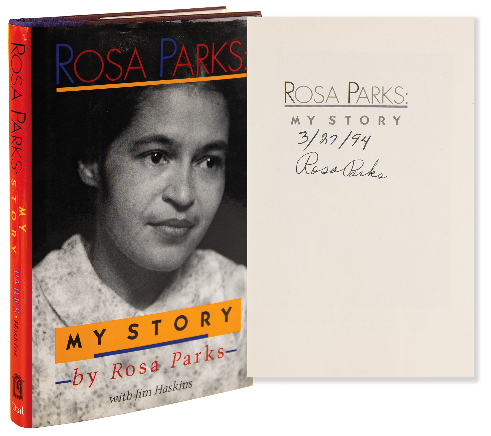 Rosa Parks Signed Book - My Story | RR Auction