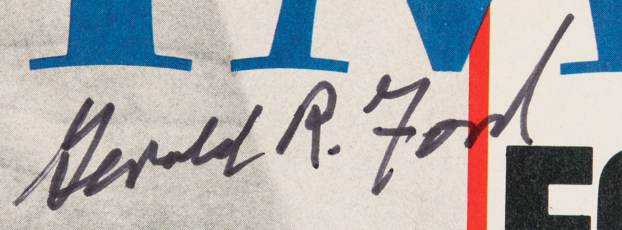 Gerald Ford Signed Time Magazine | RR Auction