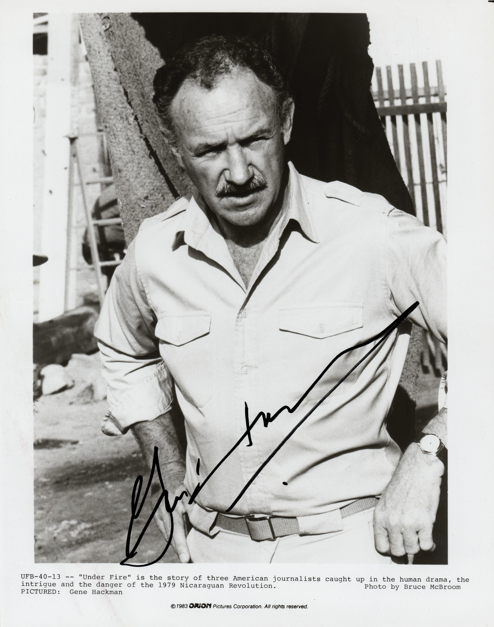 Gene Hackman Signed Photograph | RR Auction