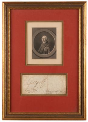 King George III Signature | RR Auction