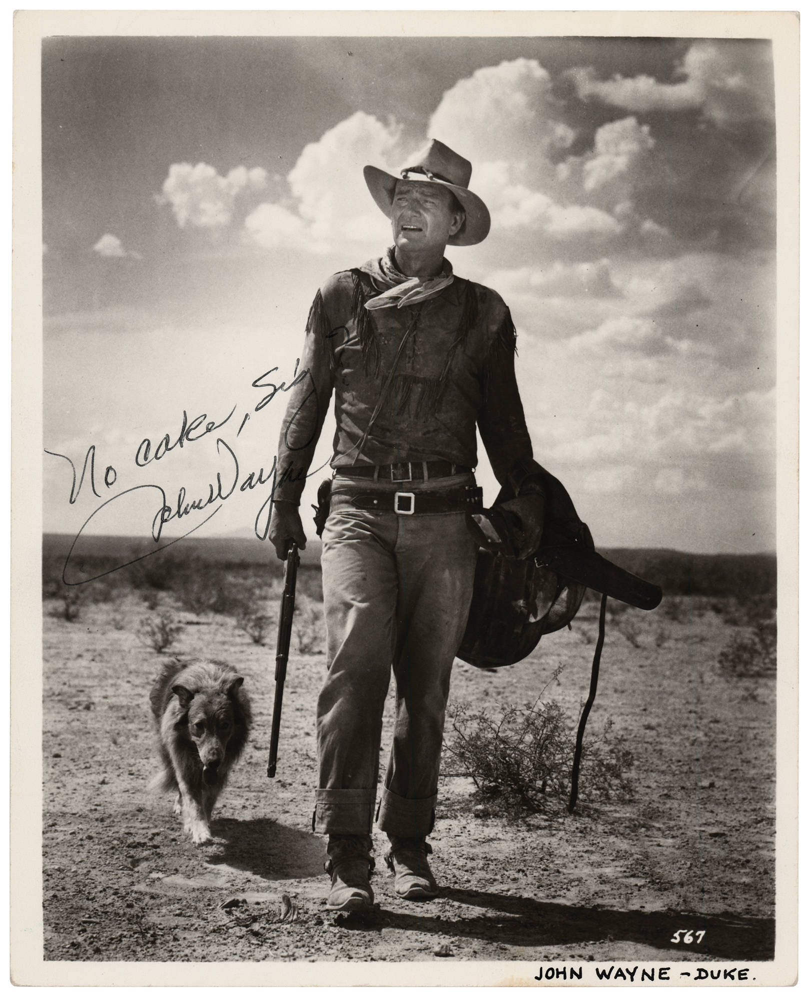 John Wayne Signed Photograph | RR Auction