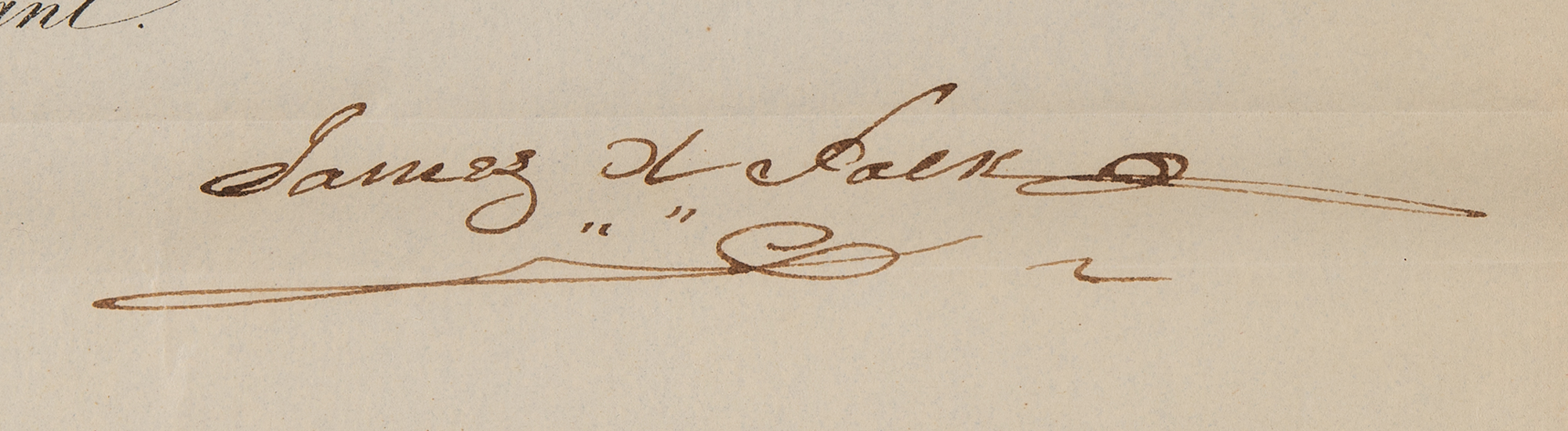 James K. Polk Document Signed as President | RR Auction