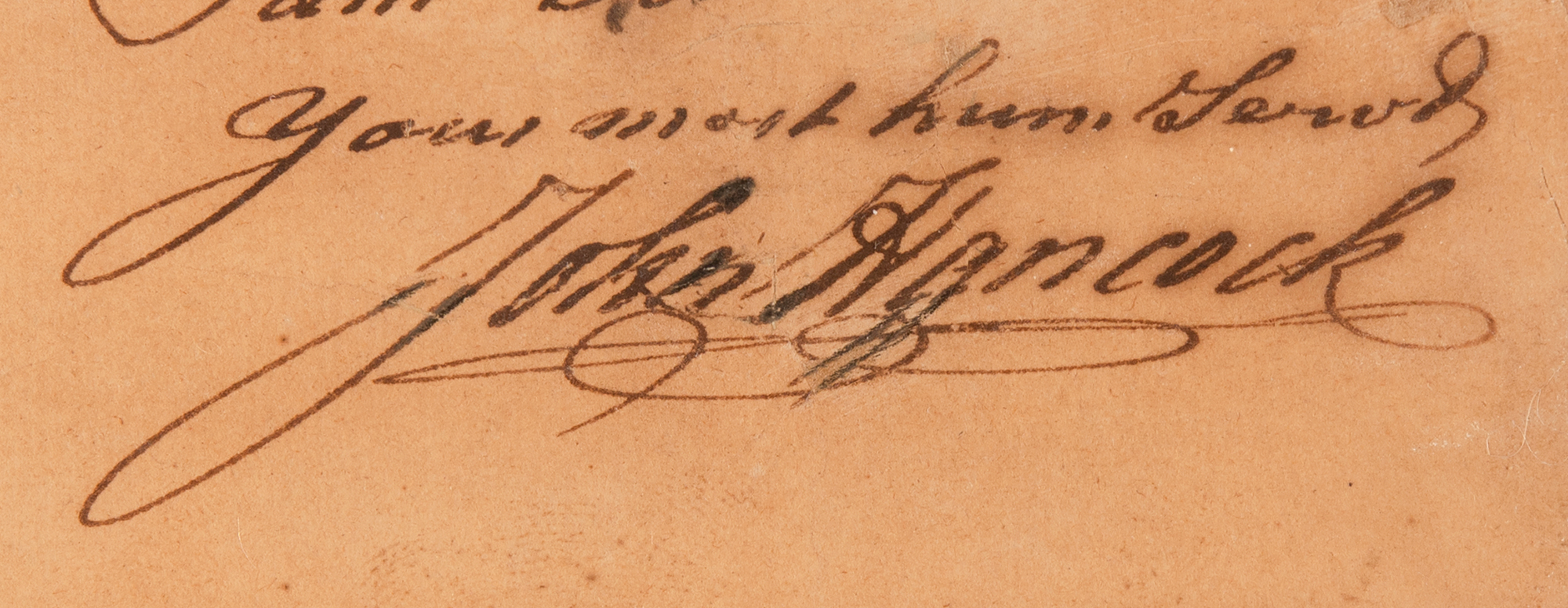 John Hancock Autograph Document Signed, Supplying Rations to Troops in