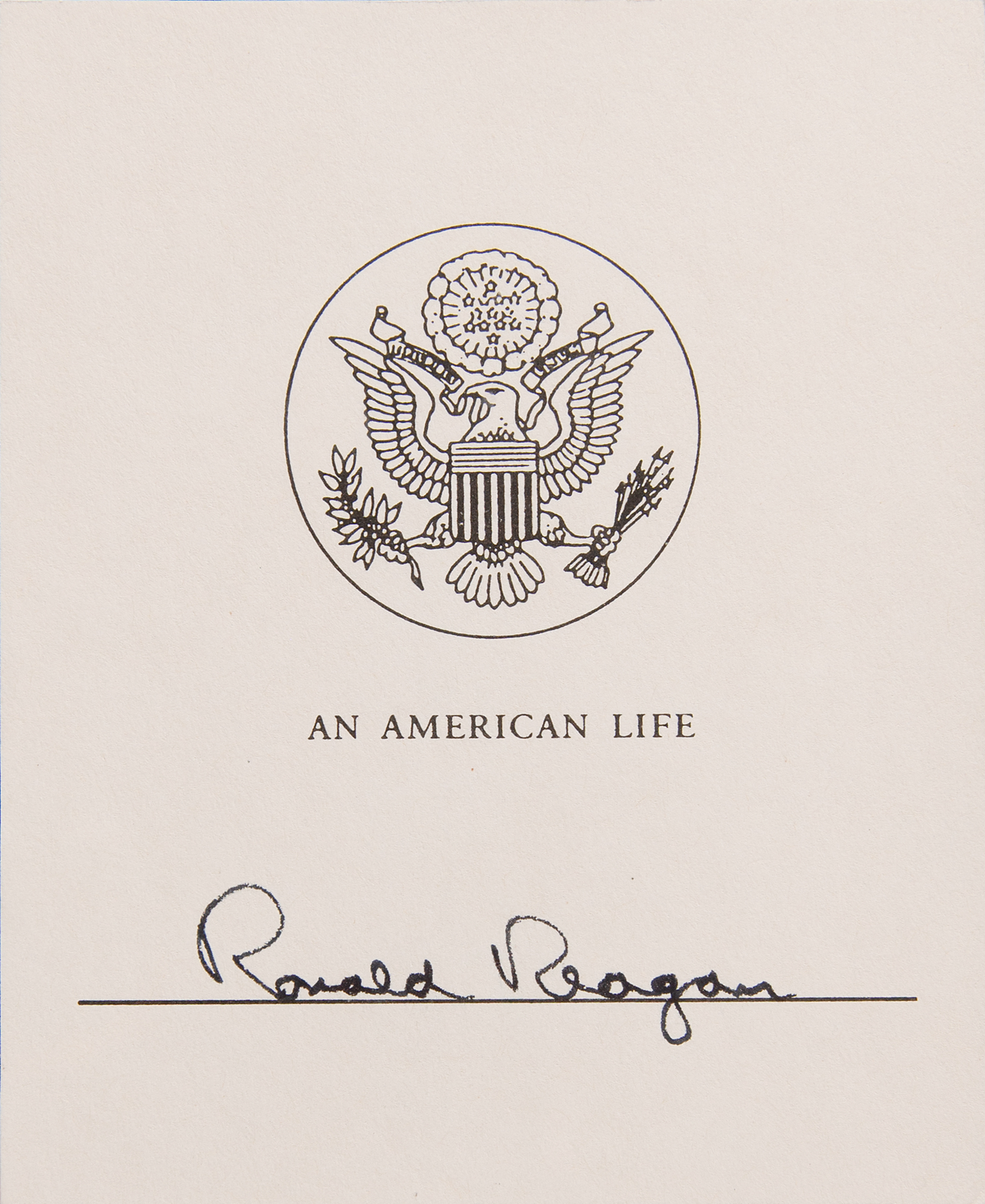 Ronald Reagan Signature Display | RR Auction
