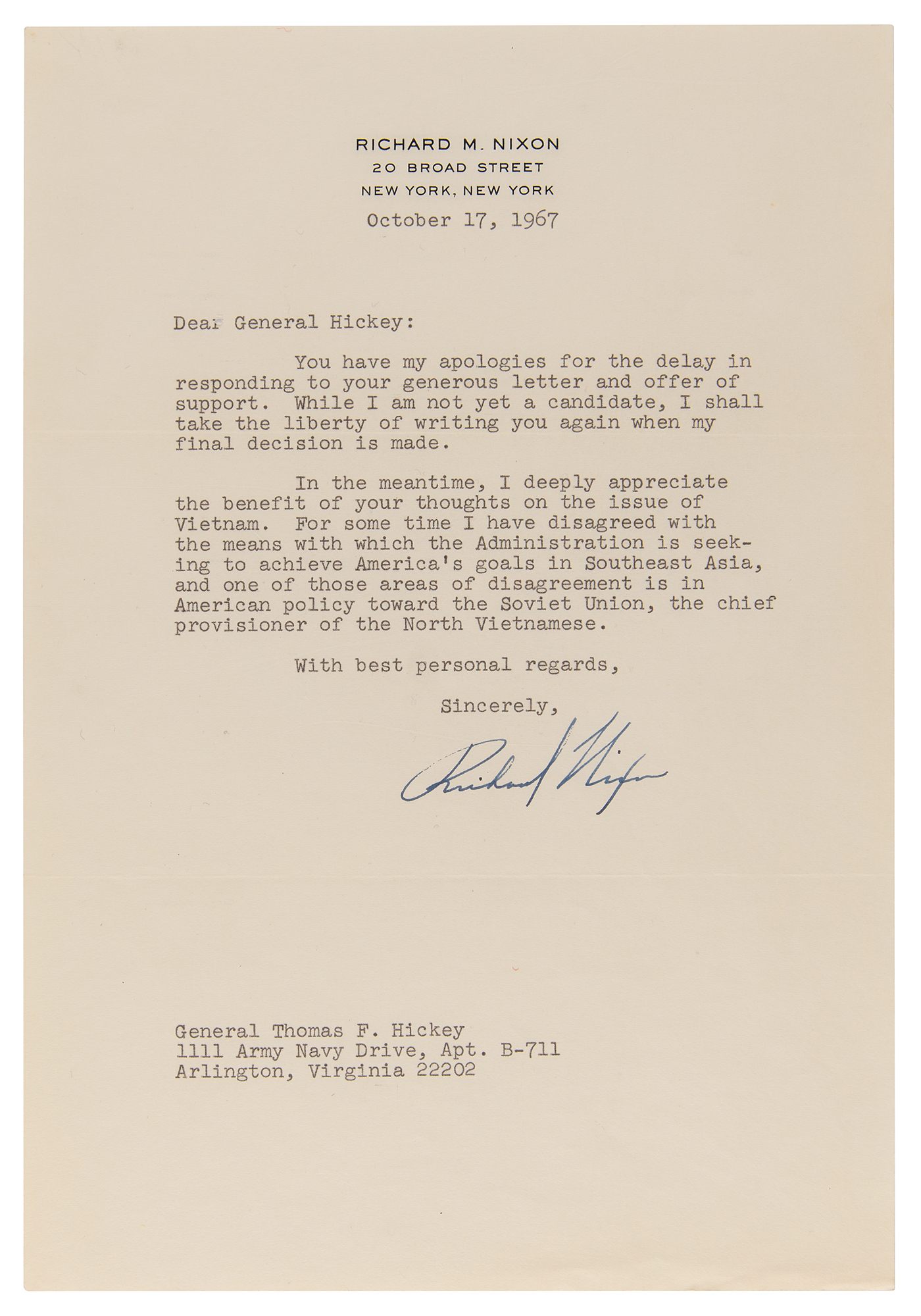 Lt. Gen. Thomas Hickey's 20th Century War Archive: WWI, WWII, and