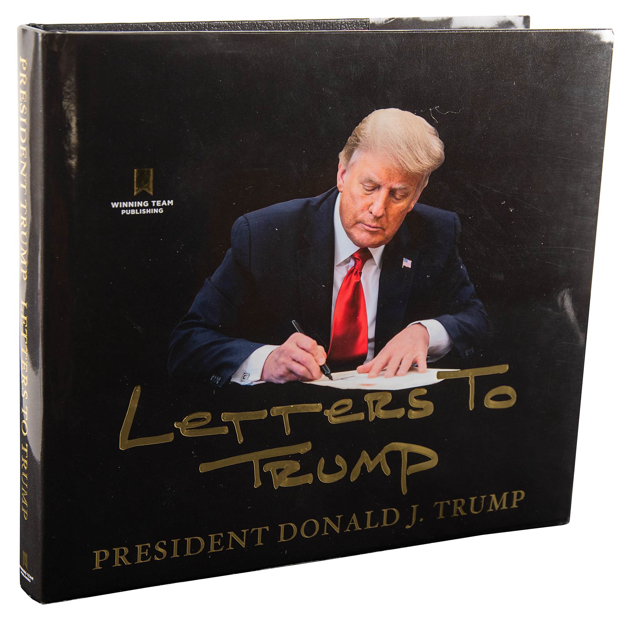 Donald Trump Signed Book - Letters to Trump - Huge Signature | RR