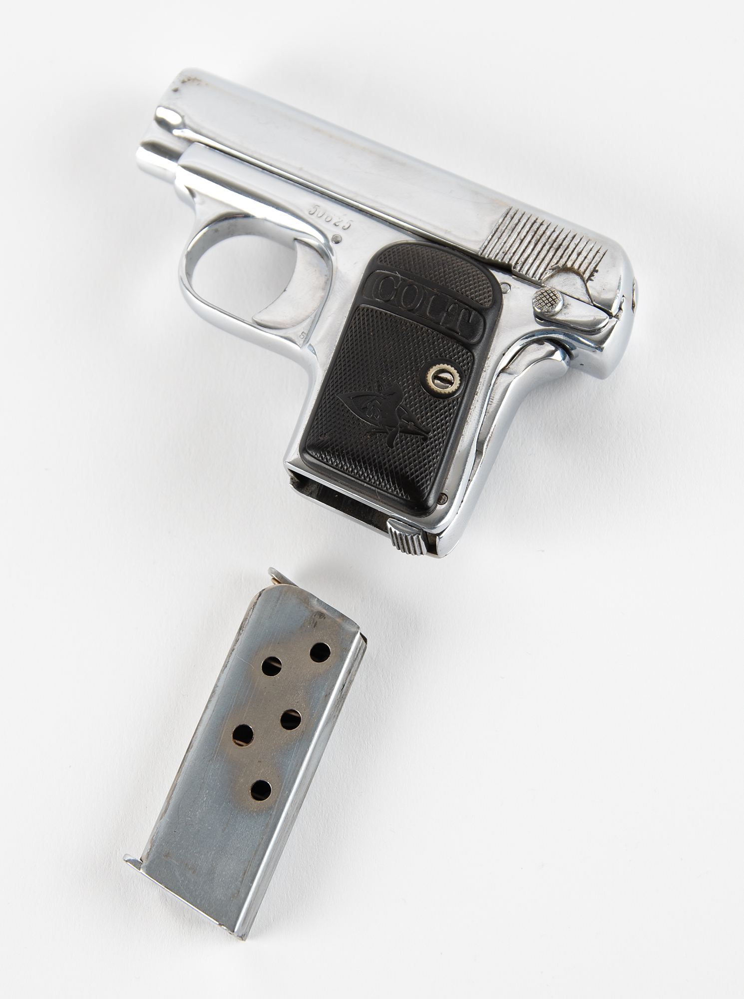 Bonnie Parker's Colt .25 Model 1908 Vest Pocket Pistol, Recovered from