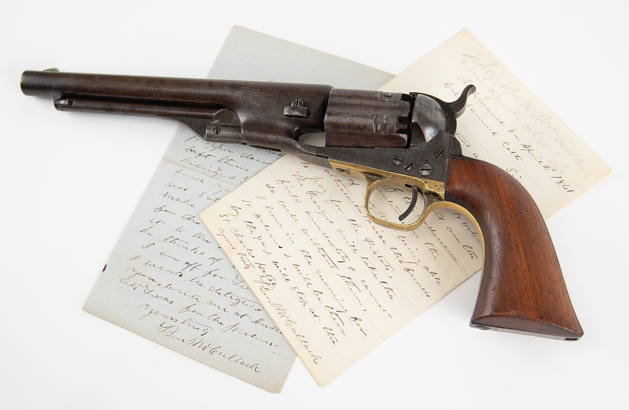 Colt Model 1860 Army Revolver—Finest Known McCulloch Colt,