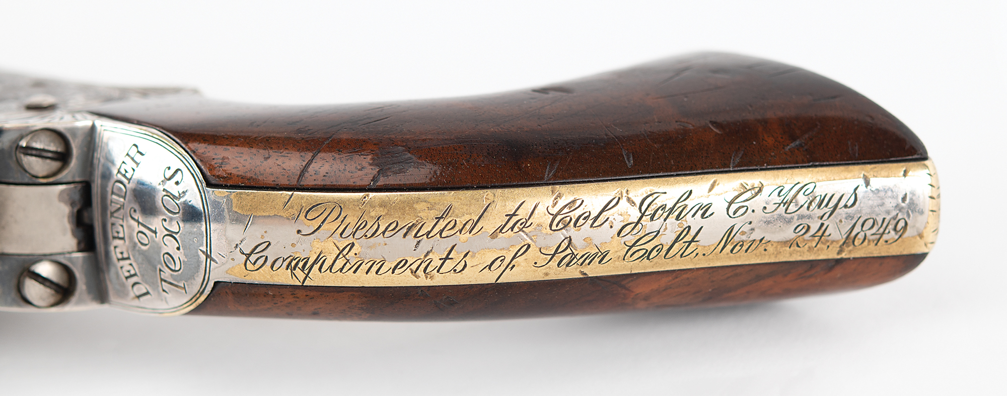 “Defender of Texas” Samuel Colt’s Presentation