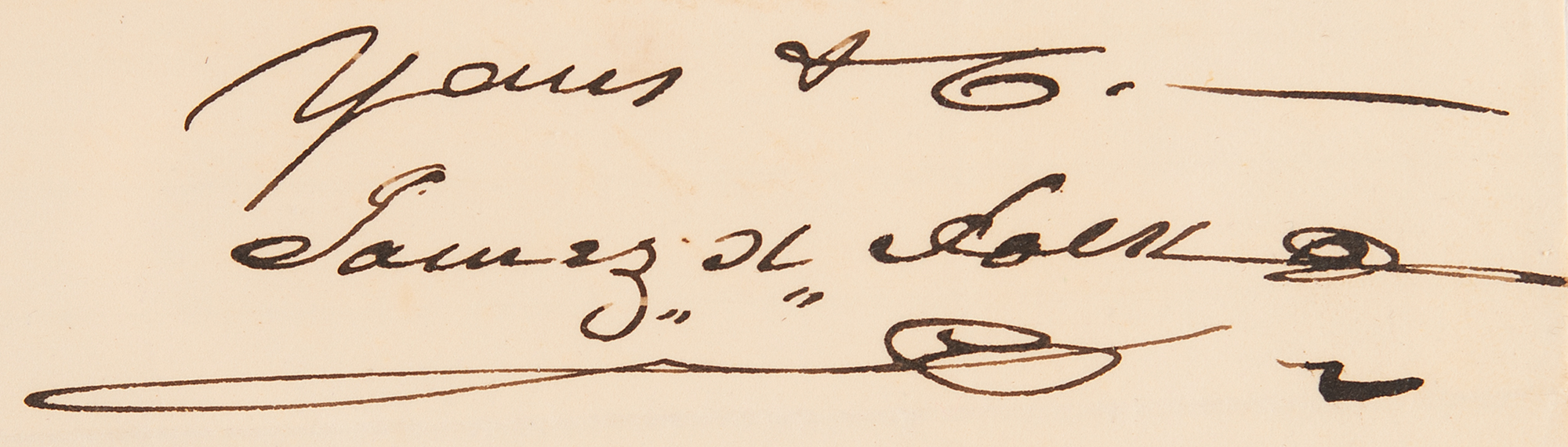 James K. Polk Autograph Letter Signed as President to the Secretary of