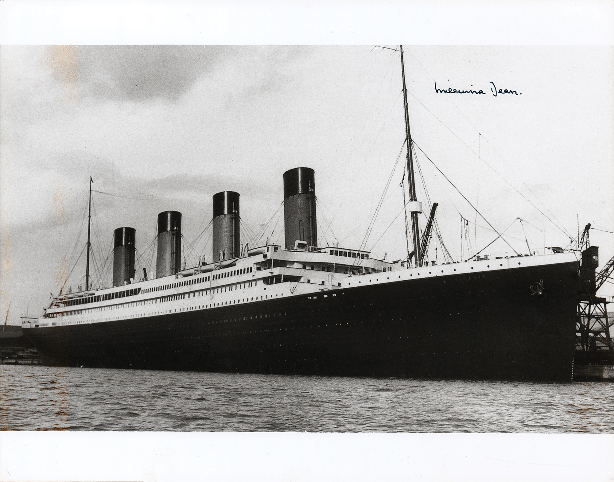 Titanic: Millvina Dean Signed Photograph | RR Auction