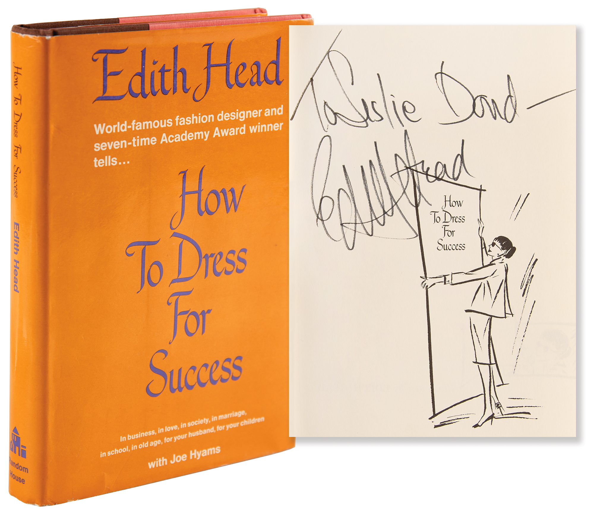Edith Head Signed Book - How to Dress for Success | RR Auction