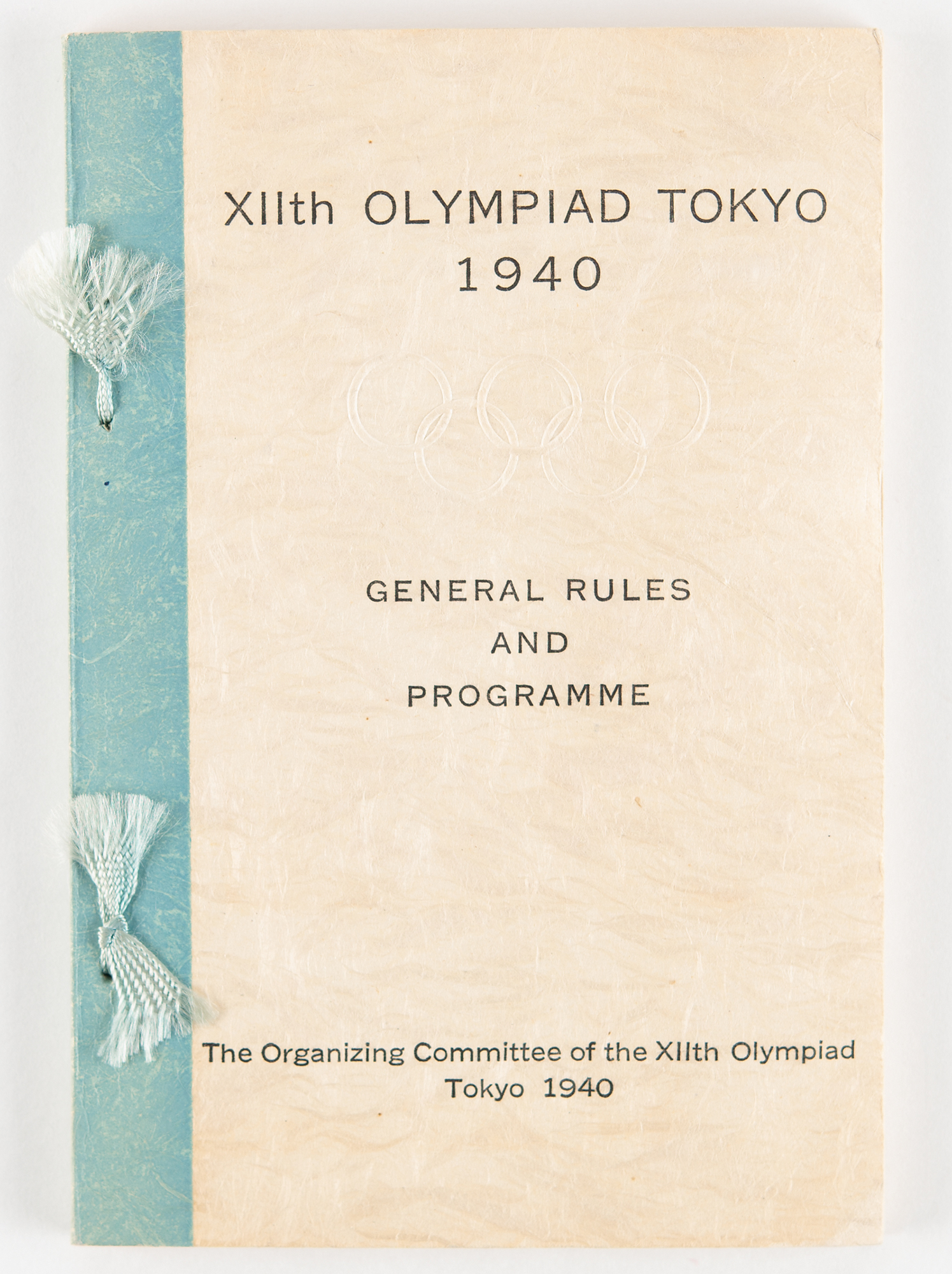 Tokyo 1940 Summer Olympics Regulations and Program Booklet [Canceled