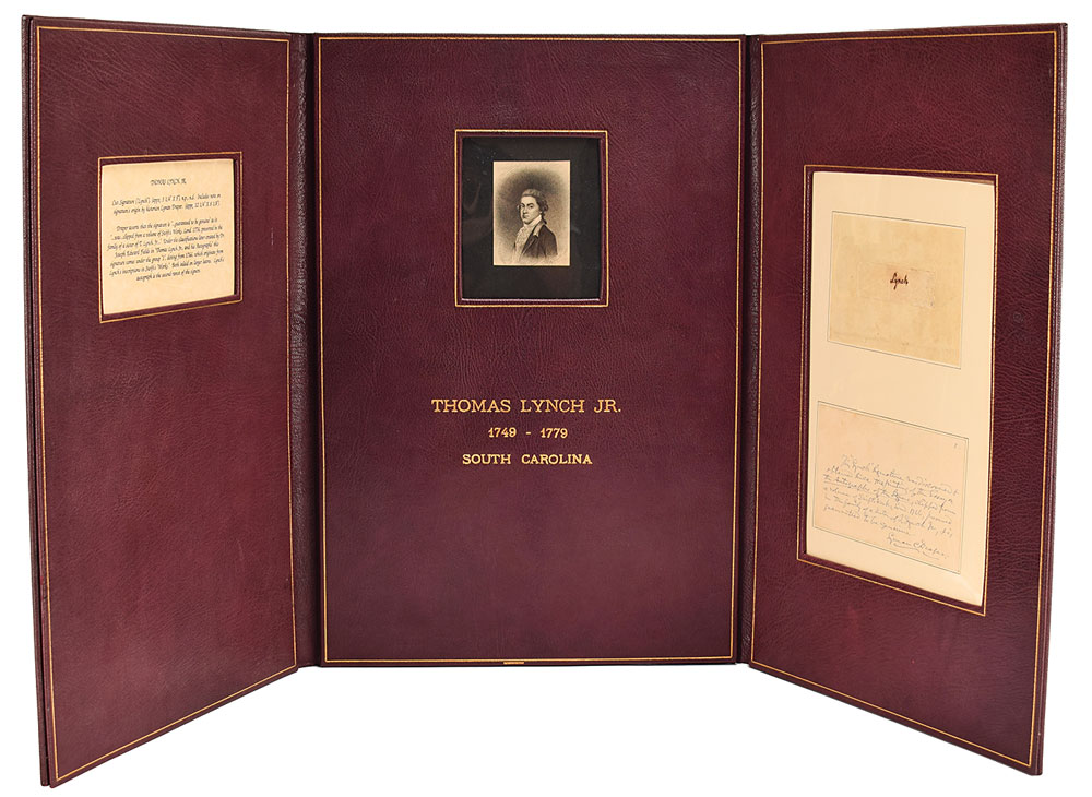 Thomas Lynch, Jr | RR Auction