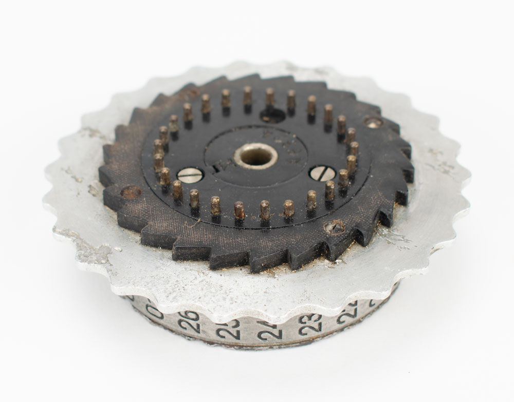 Dug from a WWII battlefield—an original Enigma rotor - Relic ...