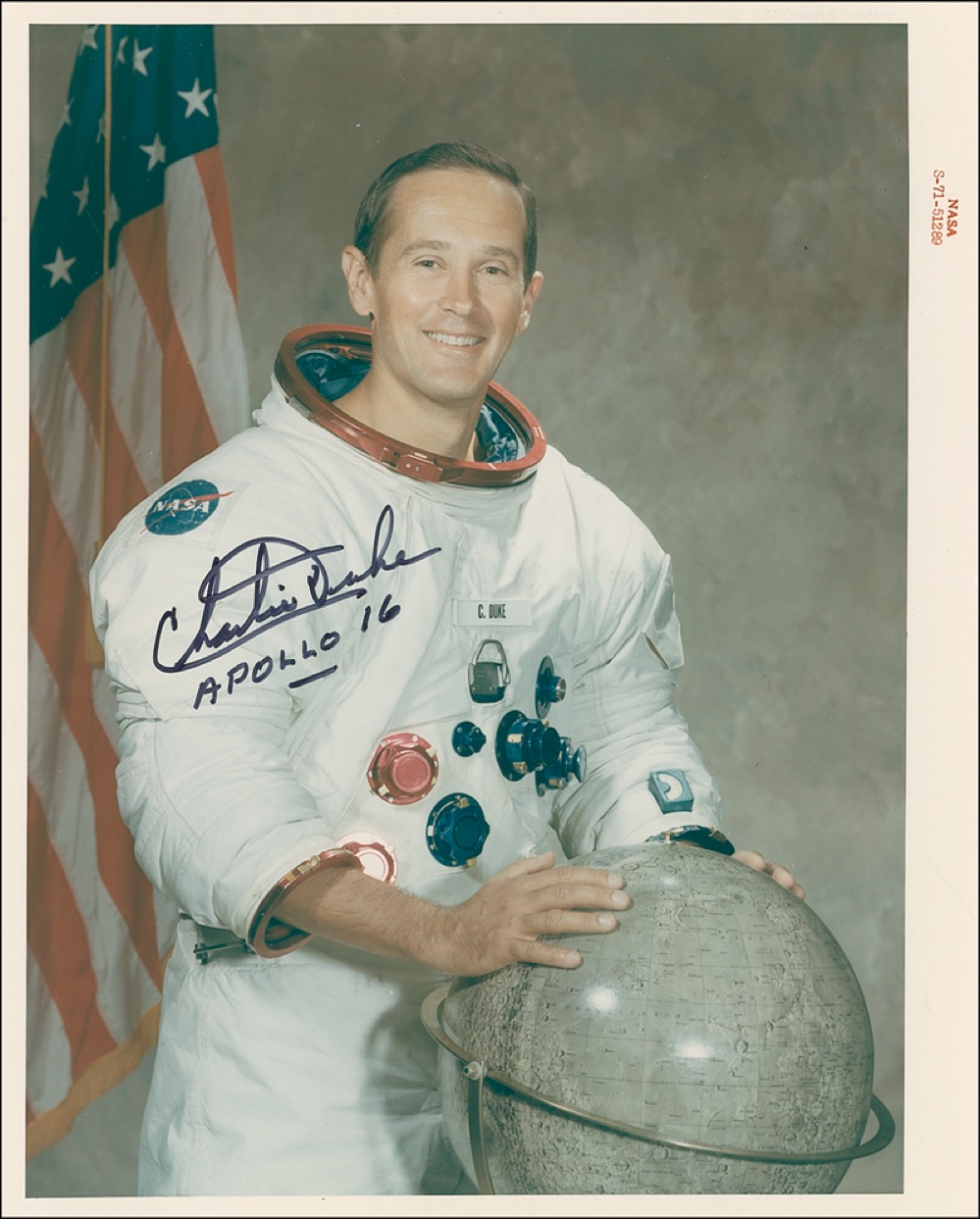 Charlie Duke Astronaut Autographs