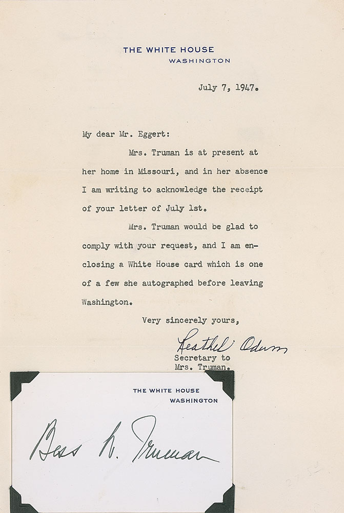Bess Truman | RR Auction